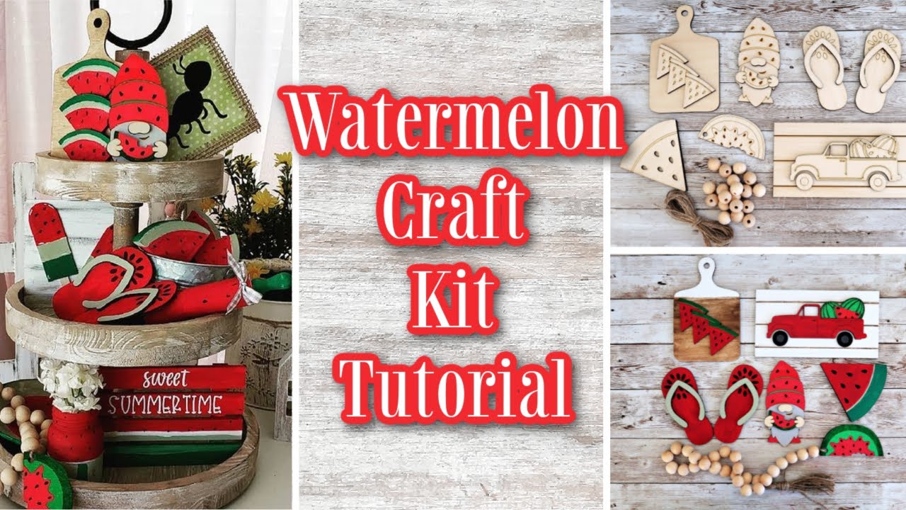 Watermelon Craft Kit Tutorial | Moore Decal and Decor Craft Kit ...
