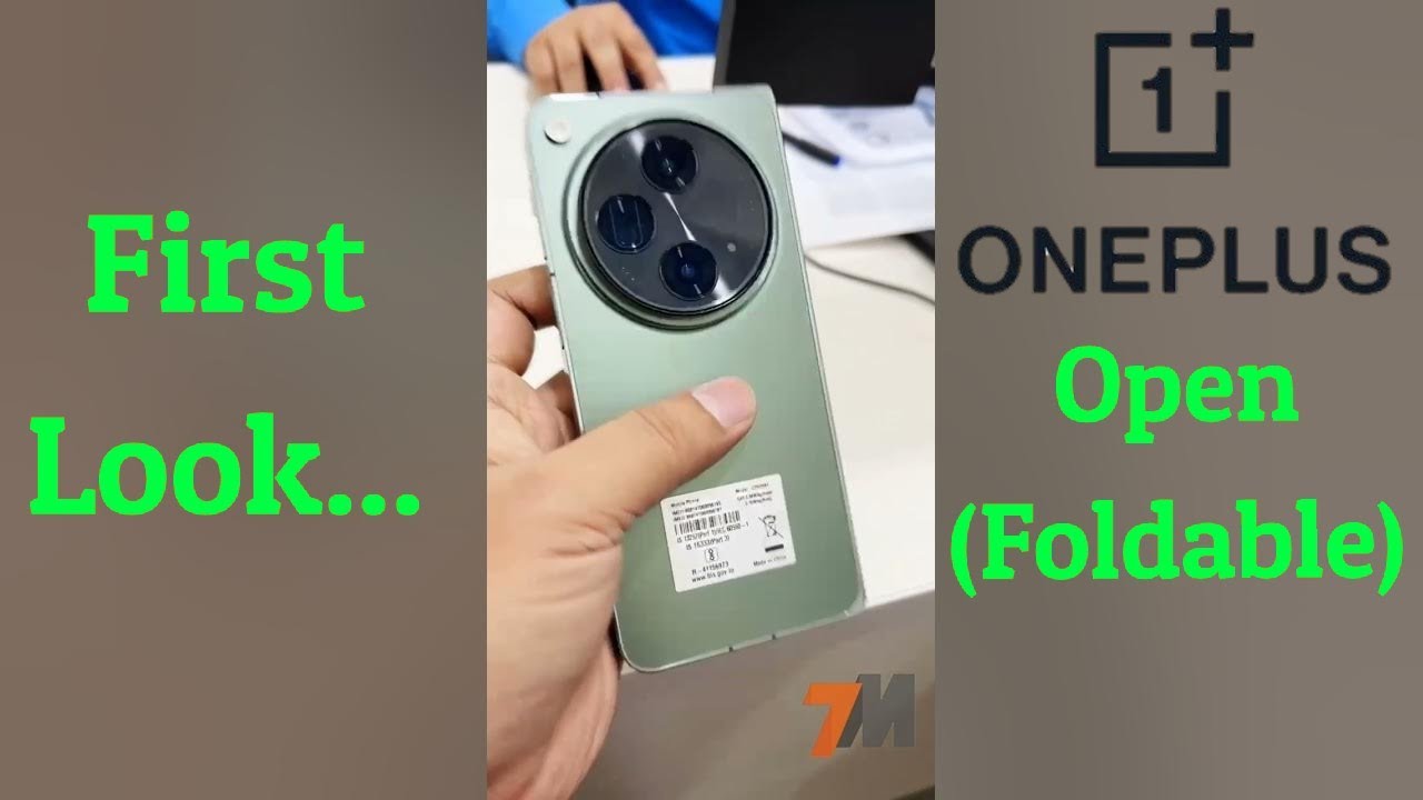 ONEPLUS Open (Foldable) 🔥 First Look... - YouTube