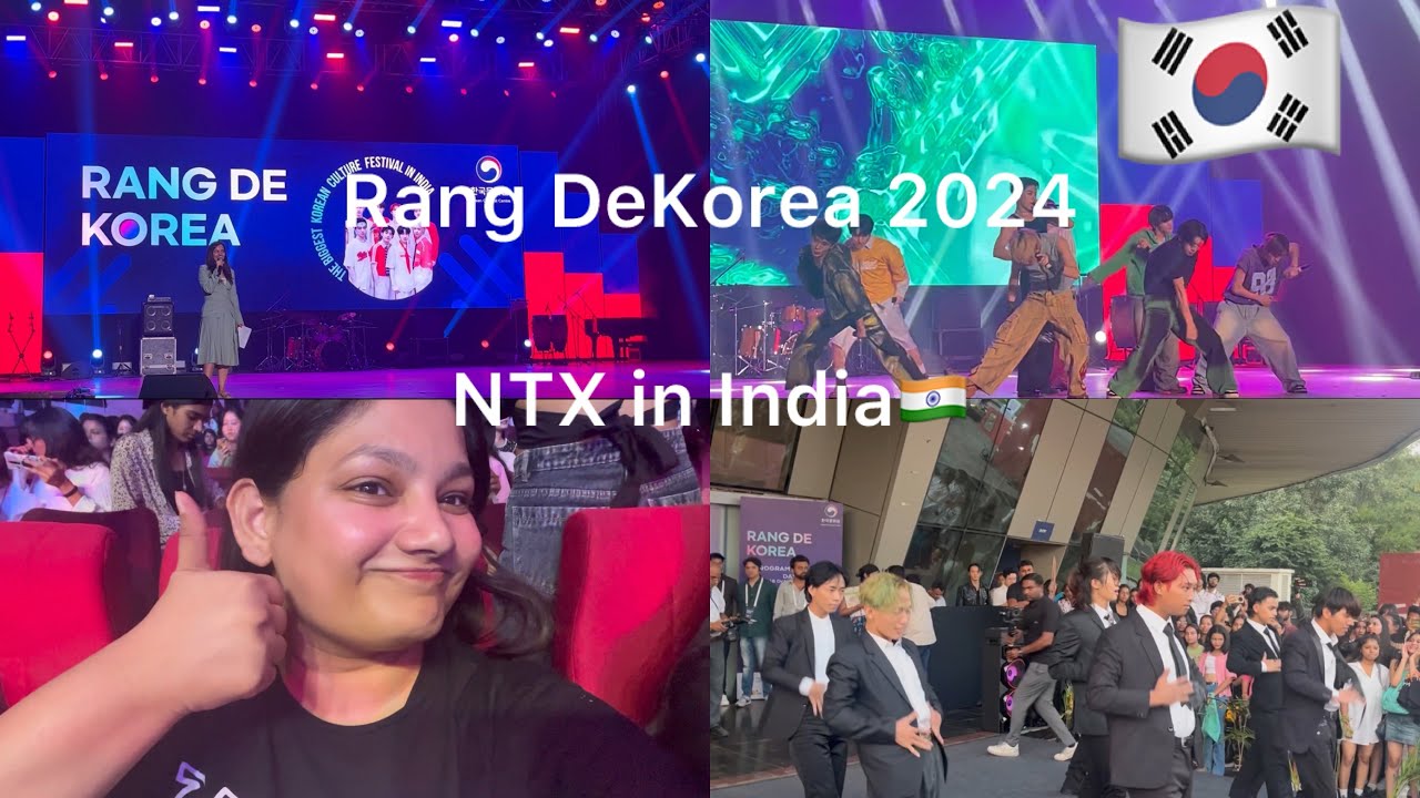 NTX Performance at Rang DeKorea Fest India🇮🇳 #NTX #NTXinIndia # ...