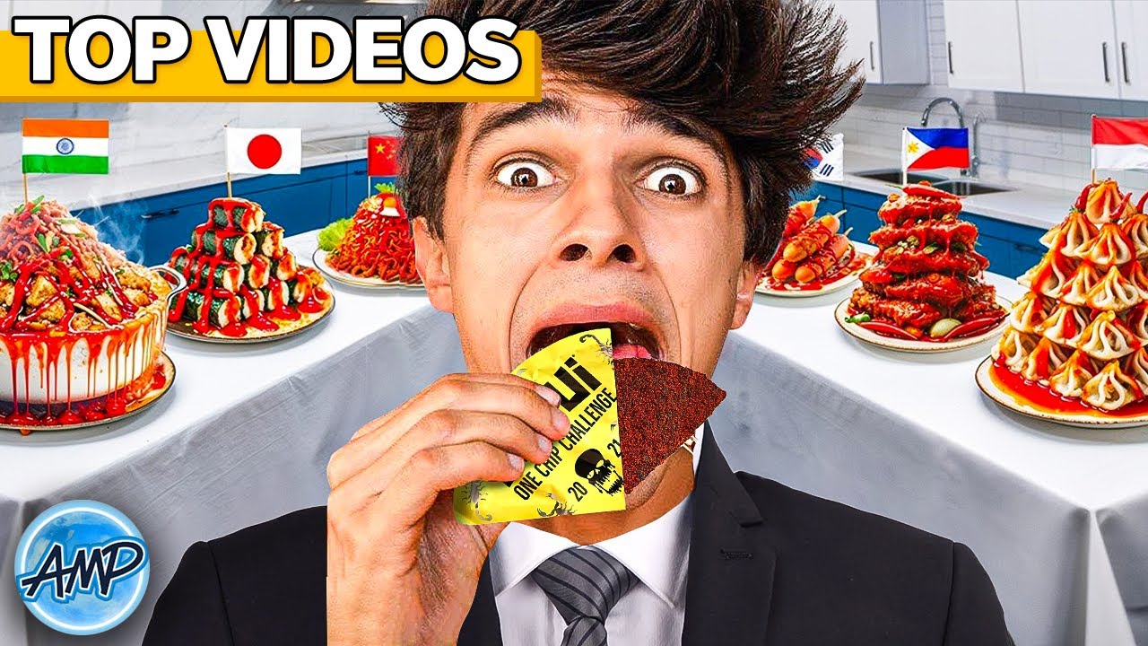 EXTREME SPICY FOOD Challenges – Who Can Handle the Heat? 🌶️🔥 | Amp ...