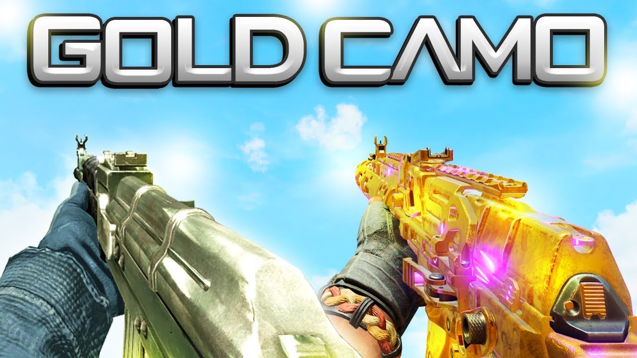 GOLD CAMO in Every Call of Duty - YouTube
