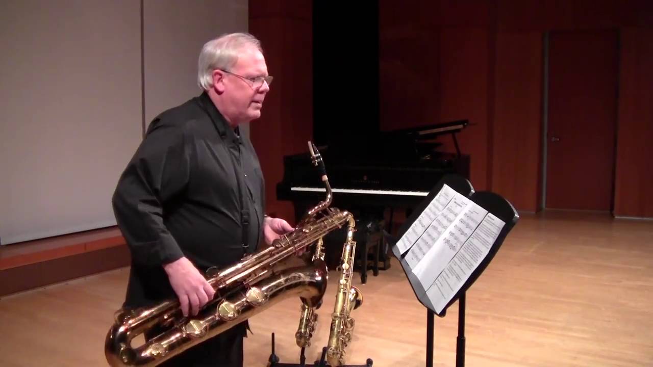 BARITONE SAXOPHONE Etude - 1. Performance - Jazz (Set 2 - 2016) - YouTube