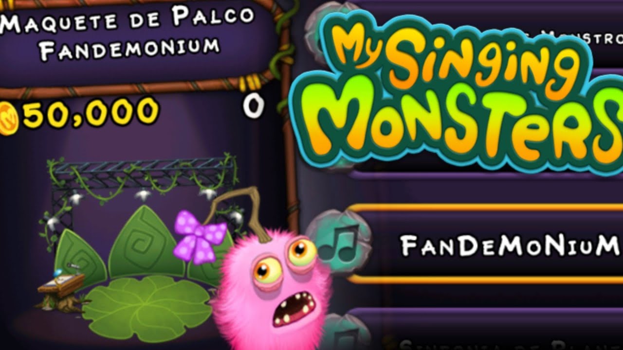 NOVA MÚSICA E DECORAÇÃO DO FANDEMONIUM! - My Singing Monsters - YouTube