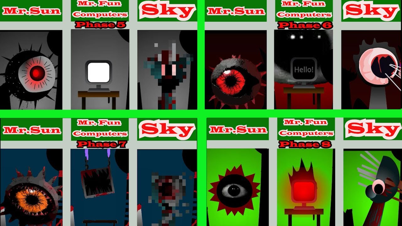 Incredibox - Sprunki - Check out (Mr.Sun & Mr. Fun Computers & Sky)ph ...