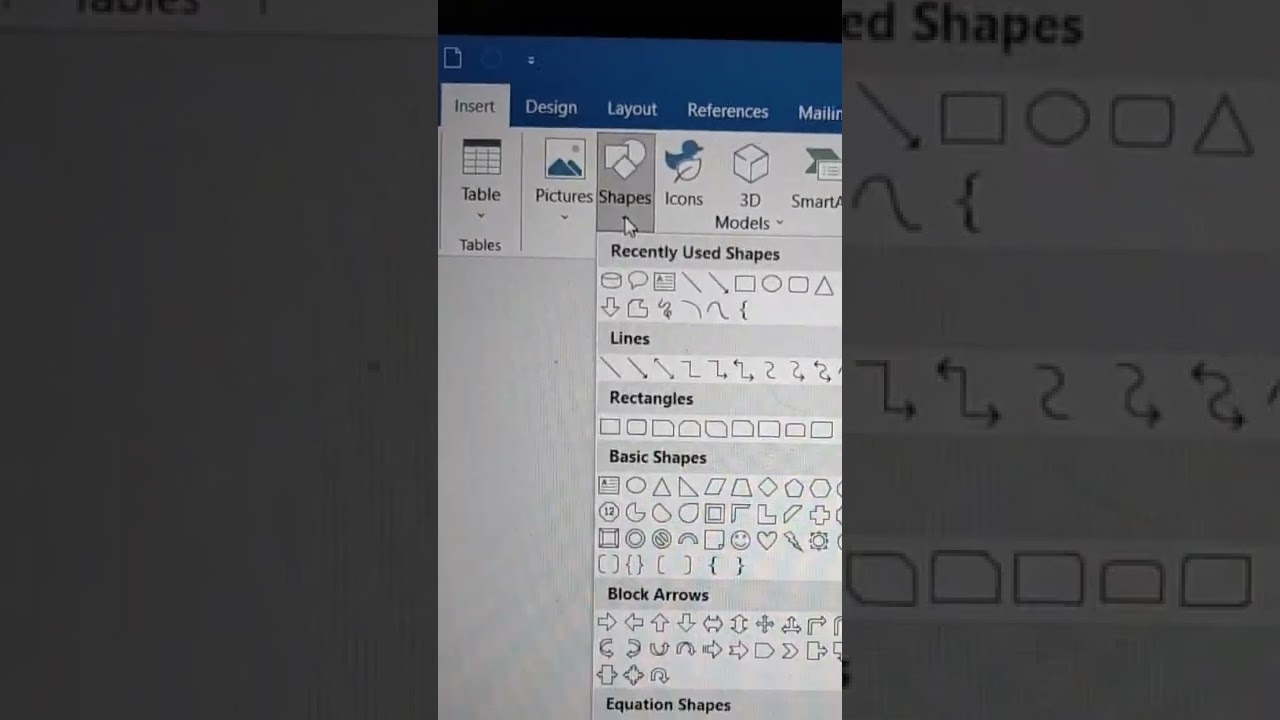 Cara Menyisipkan Auto Shapes di Microsoft Word By Channel Zahby - YouTube