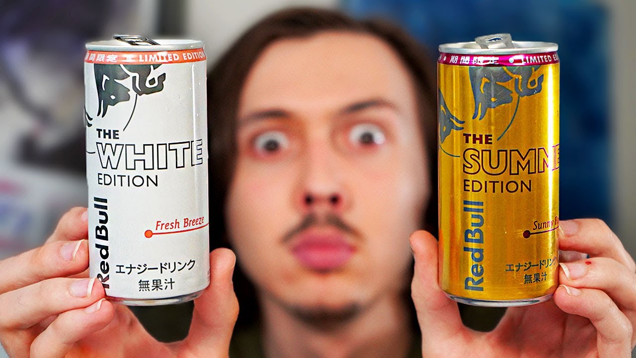 Je teste des Red Bull du Japon - YouTube