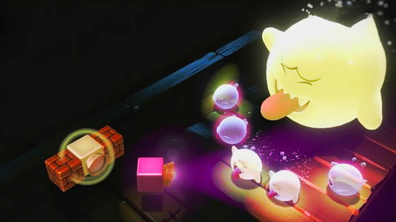 👻 Super Mario 3D World: Bowser-6 A Beam in the Dark 100% All Stars ...