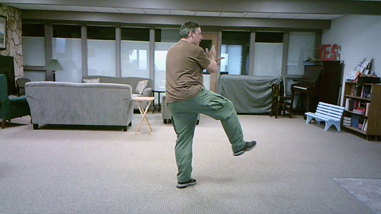 Hunyuan 24 form posture 09 - Wade Forward and Twist Step - YouTube