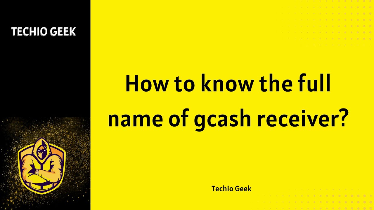 How to know the full name of gcash receiver? - YouTube