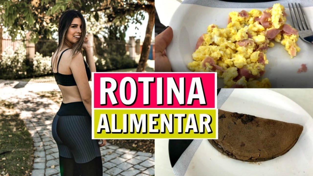 O QUE EU COMO EM UM DIA? MINHA ROTINA ALIMENTAR - YouTube