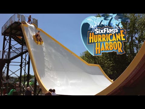 Six Flags America Hurricane Harbor Waterpark REVIEW! - YouTube