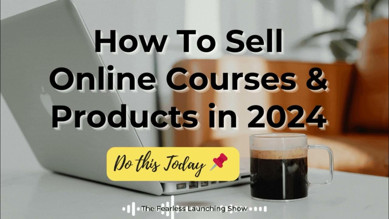 3 things to do daily to start selling your online courses + digital products - YouTube