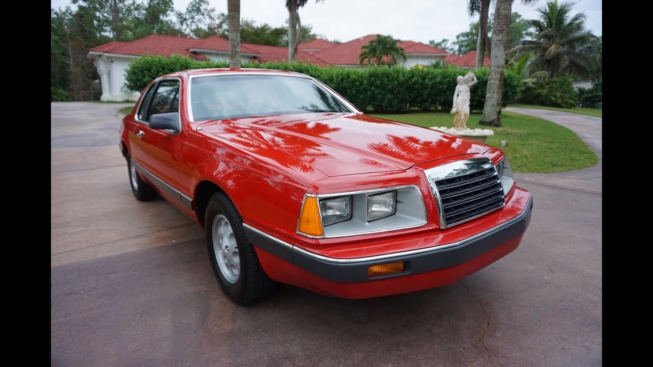 This 1986 Ford Thunderbird is one of the Vehicles that Killed the ...