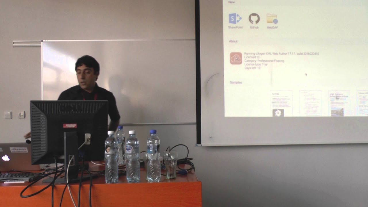 "New Product - oXygen XML Web Author" presented by George Bina at ...