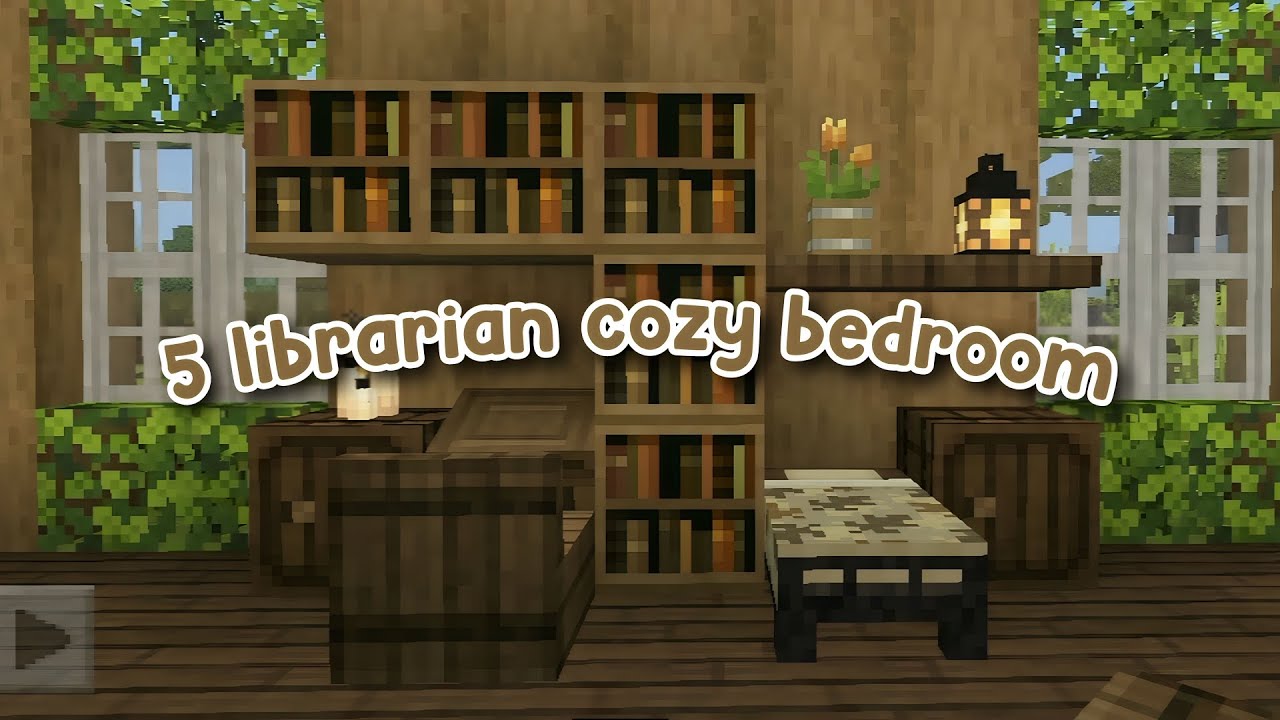 5 cozy bedrooms in Minecraft speed build - YouTube