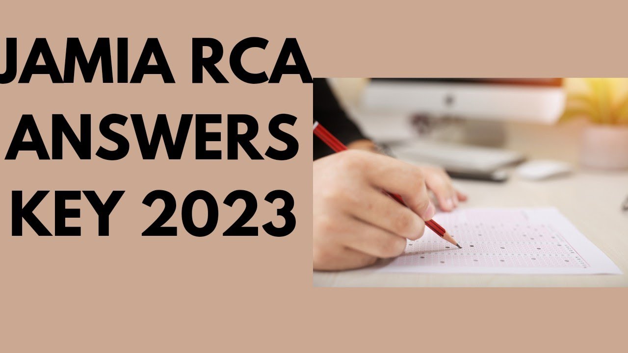 JAMIA RCA QUESTIONS PAPER 2023 #jamia #rca #question - YouTube