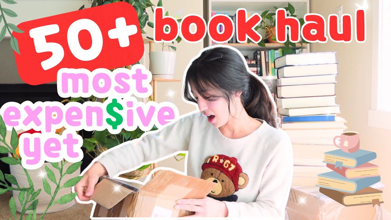MASSIVE book haul! 📚 ️50+ books! - YouTube