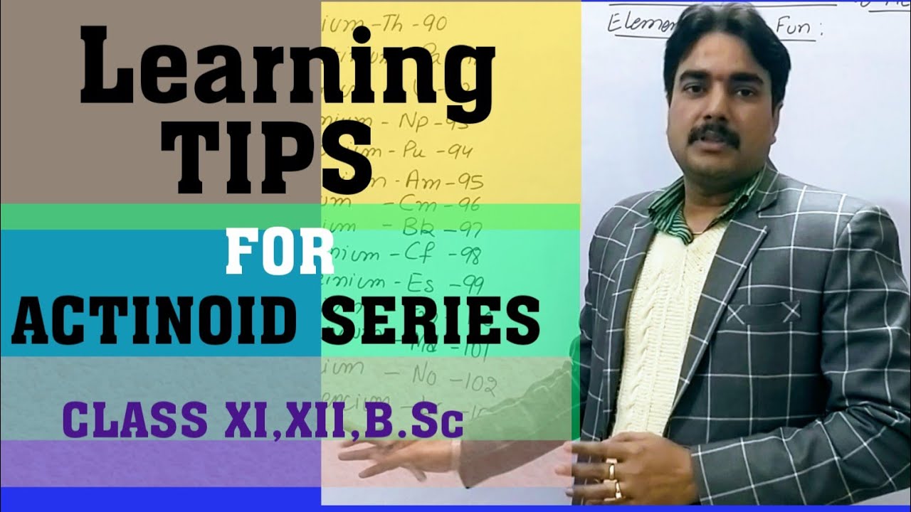How To Learn Name Of Actinoid Series ||Learning Tips For Students||F ...