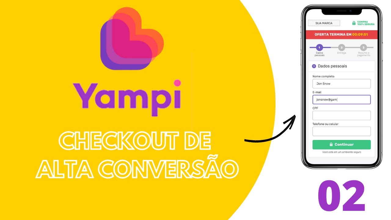 CHECKOUT DE ALTA CONVERSÃO | YAMPI | AUMENTE AS VENDAS DE SUA LOJA ...