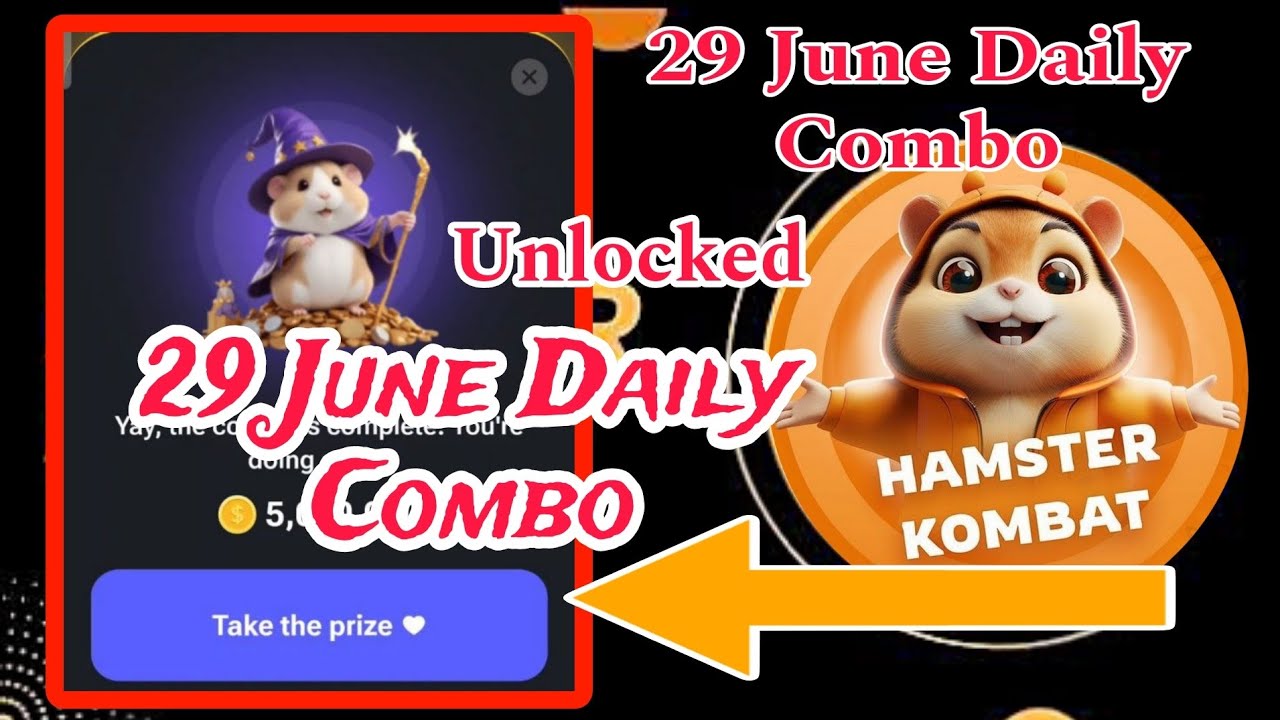 Unlock 29 June Hamster Daily combo, Claim To day Hamster Combo - YouTube