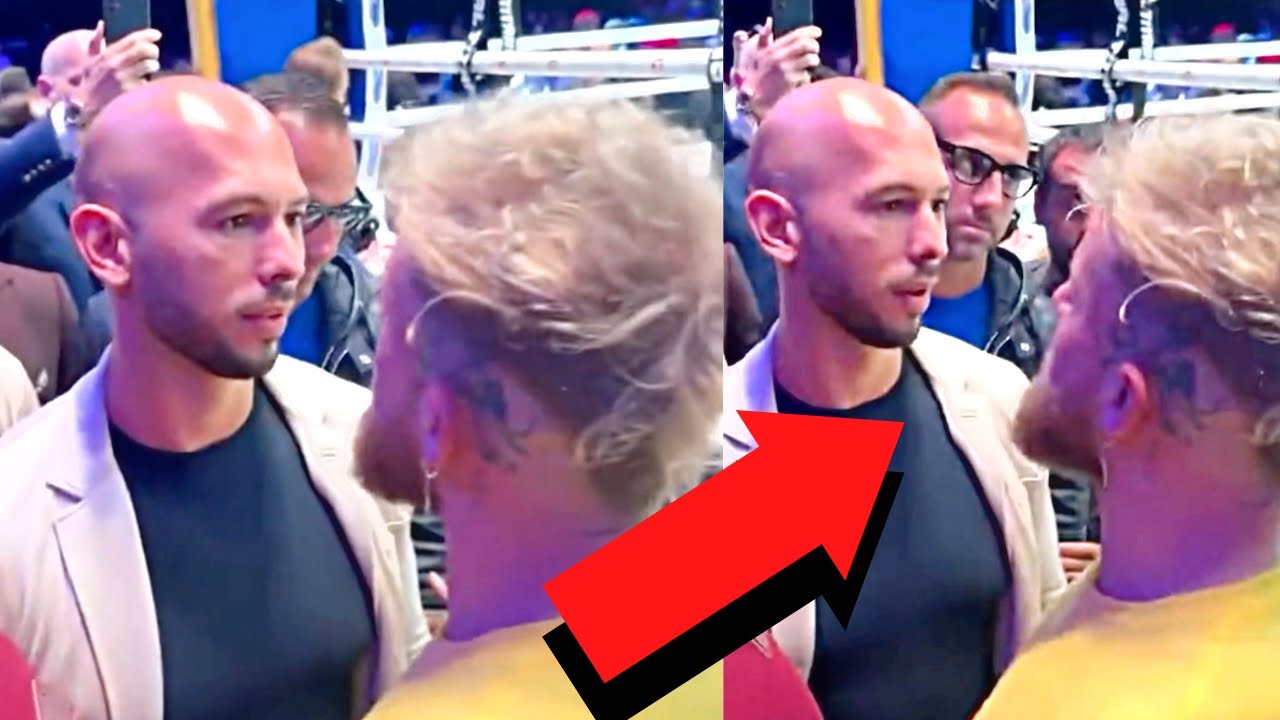 JAKE PAUL & ANDREW TATE FACE OFF ONE MORE TIME AT THE COCA COLA ARENA ...