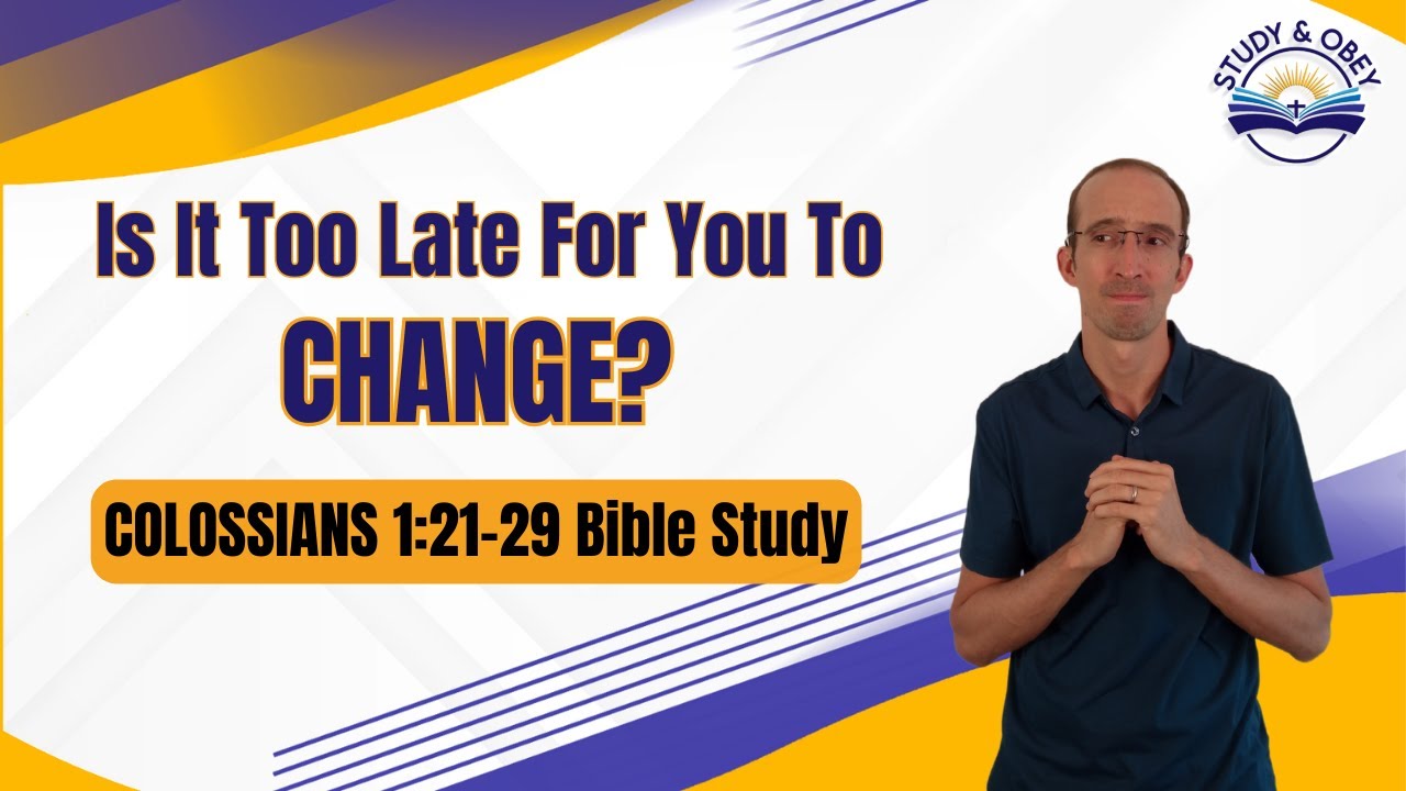 Colossians 1:21-29 Bible Study - Struggling and Serving - YouTube