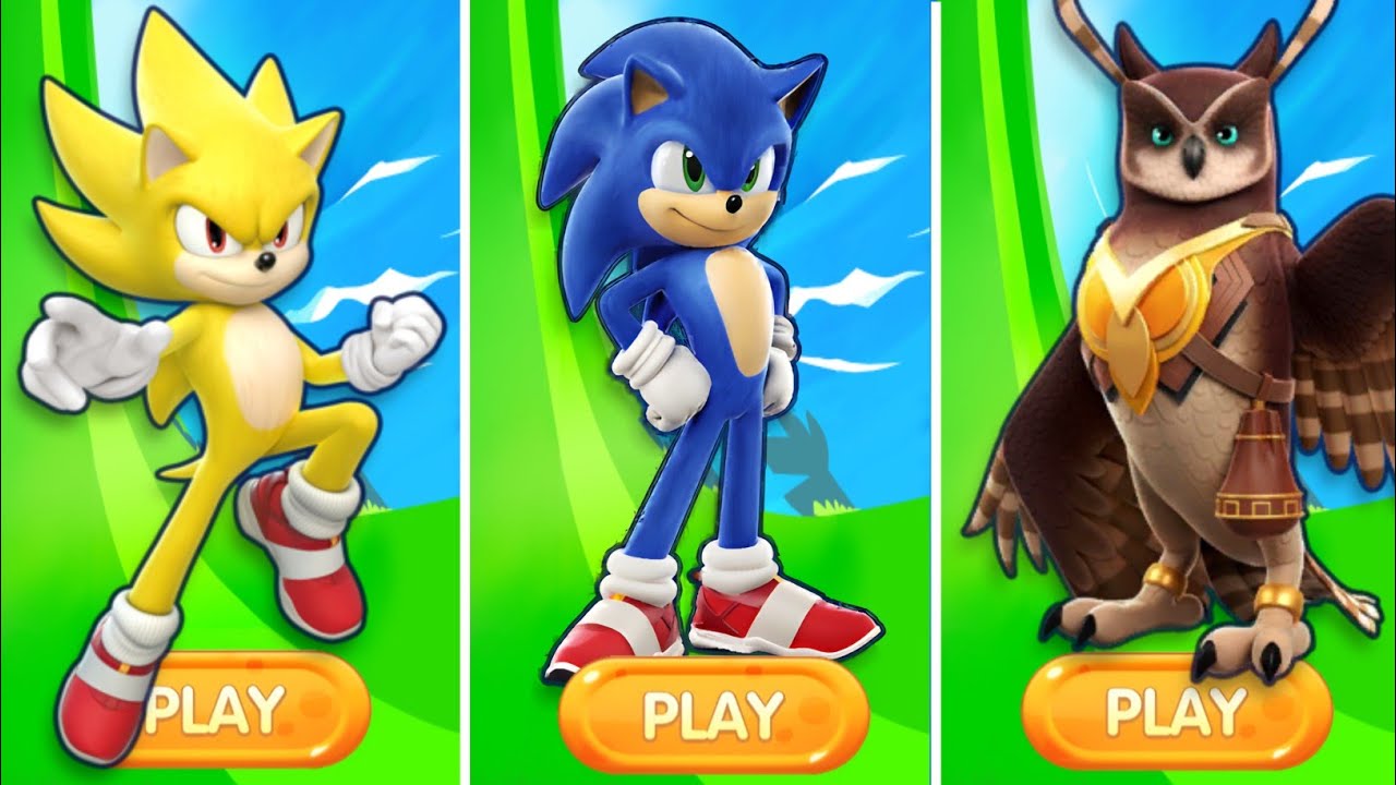 Sonic Dash - Movie Sonic Vs LongClaw Vs Movie Super Sonic Vs All Boss ...
