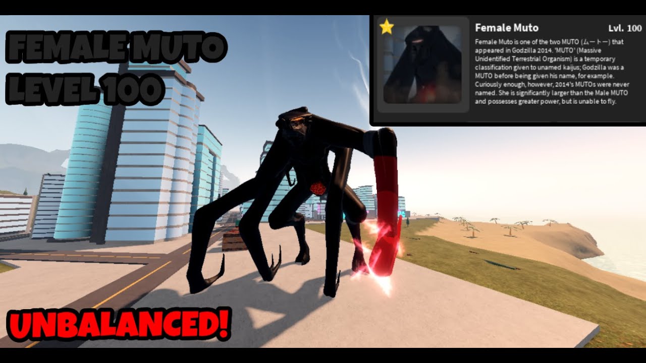Kaiju Universe - How Strong Is Level 100 Female Muto - YouTube