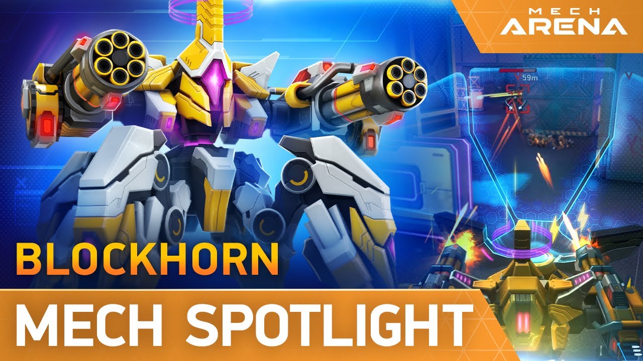 Mech Arena | Mech Spotlight | Blockhorn - YouTube