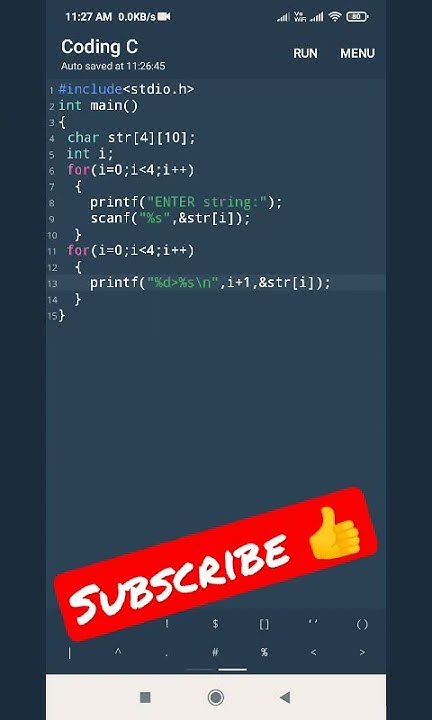 Two-dimensional character array in taking input and print string 😀😀🤨 ️ - YouTube