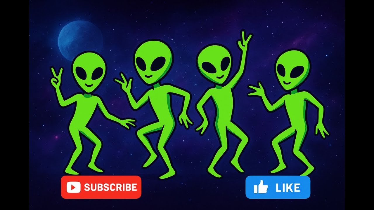 "Funny Alien Dance Party 👽 | Viral Space Moves" - YouTube