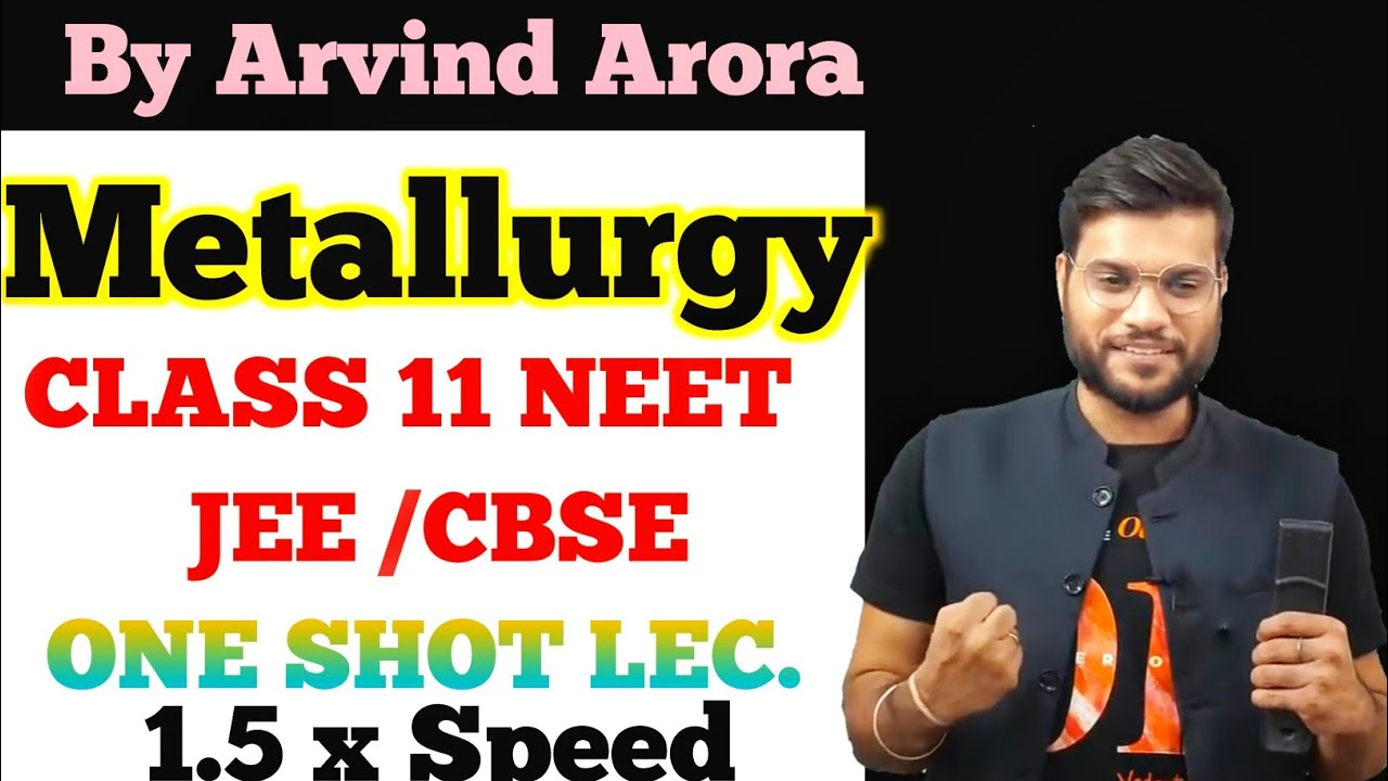 Metallurgy | 12th class full chapter in 1 one-shot | Board exam |by ...