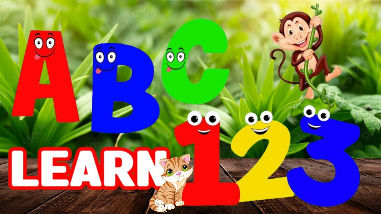 ABC And 123 Learning Videos For 4 Years Old | Kids Learning Videos ...