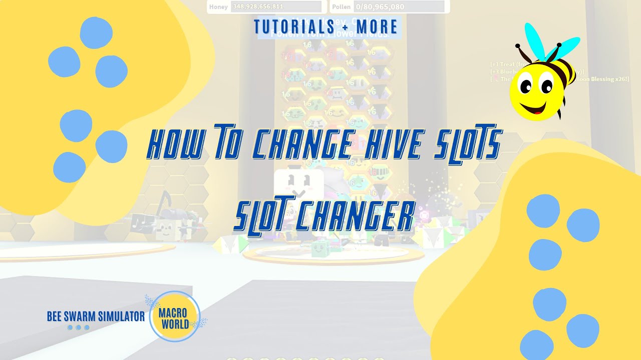 How to Change Hive Slots - Bee Swarm Simulator - Roblox - YouTube