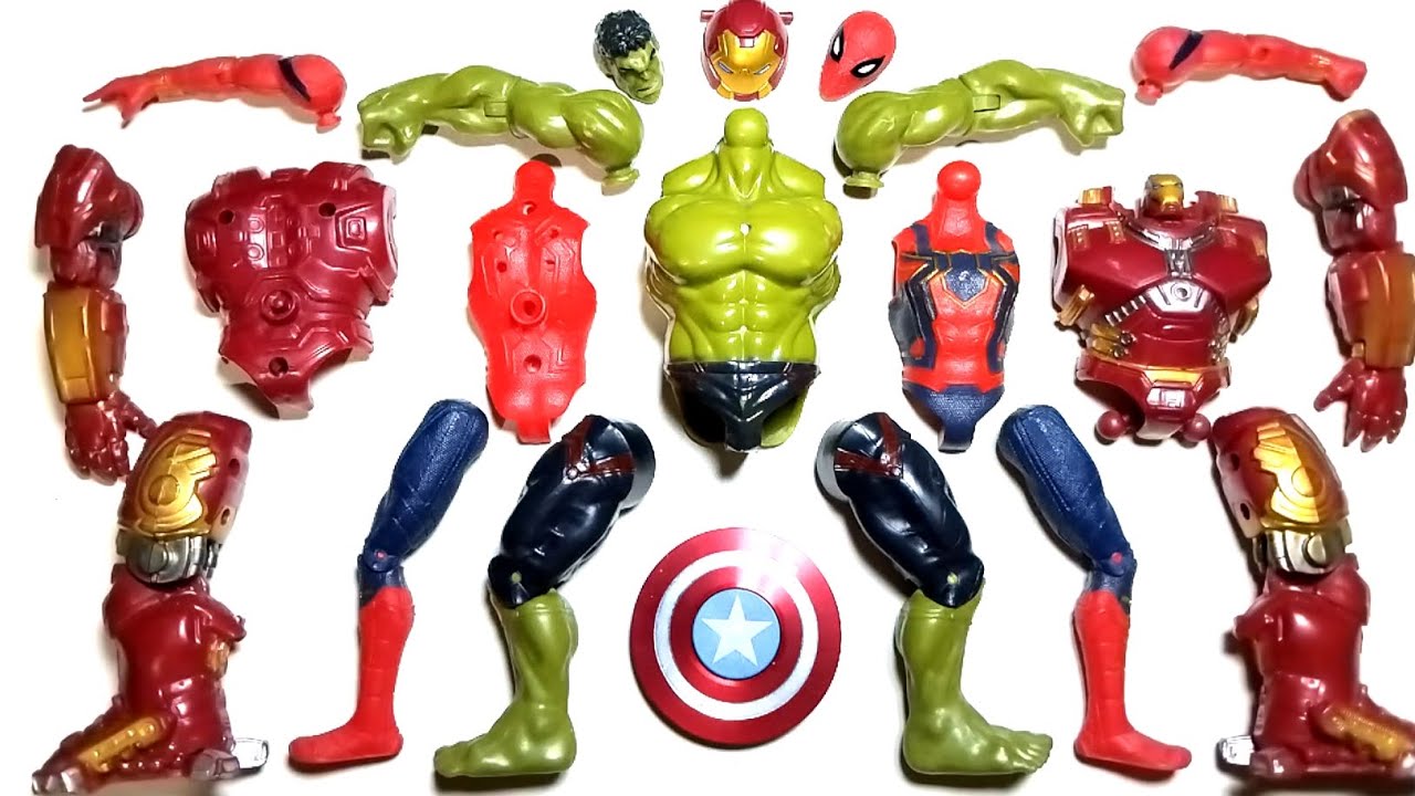 UNBOXING AVENGERS! Hulk Smash, Spider-Man, Hulk Buster - YouTube