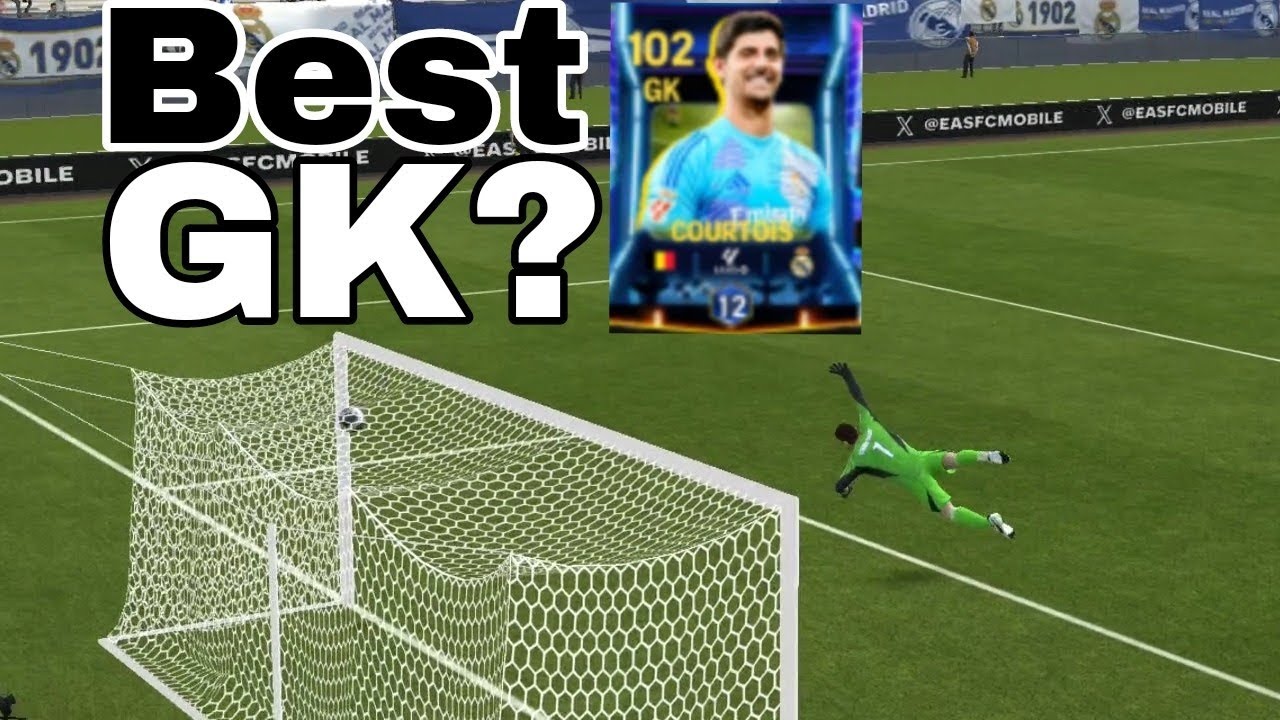 Is New 100 Courtois The BEST GK? | 100 OVR Courtois Review FC Mobile ...