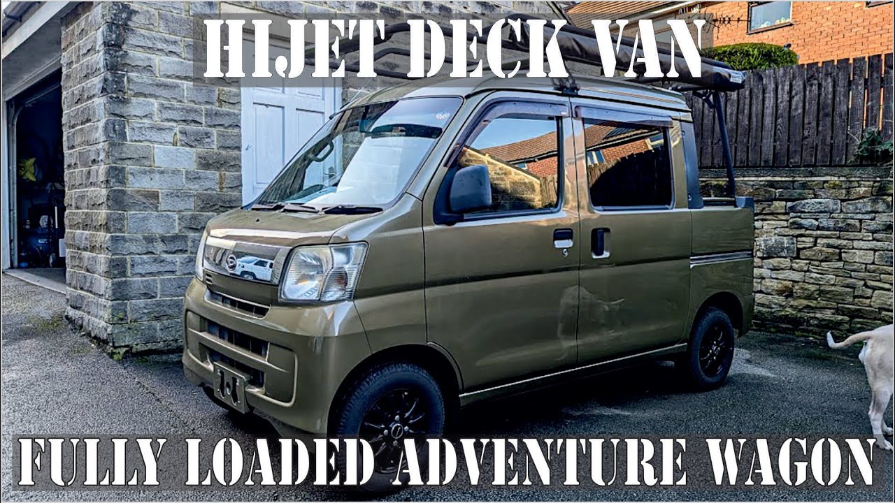 Daihatsu Hijet 4x4 deck van - tiny crew cab, fully loaded with Hard ...