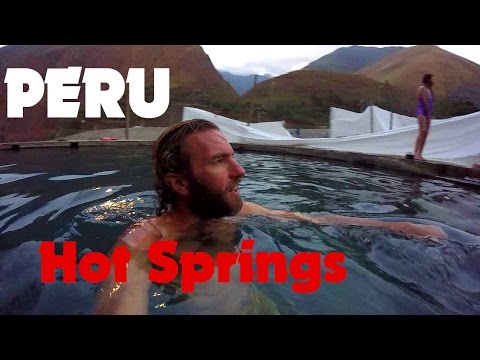 Soaking in Hot Springs near Machu Picchu, Peru (Santa Teresa)