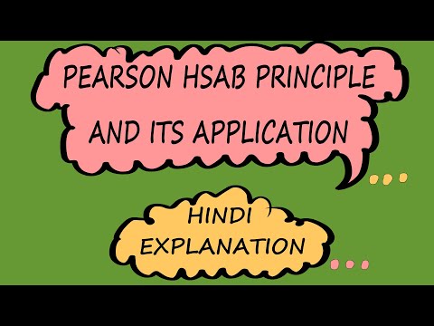 Pearson HSAB Principle and its Applications || HINDI EXPLANATION ||ACID ...