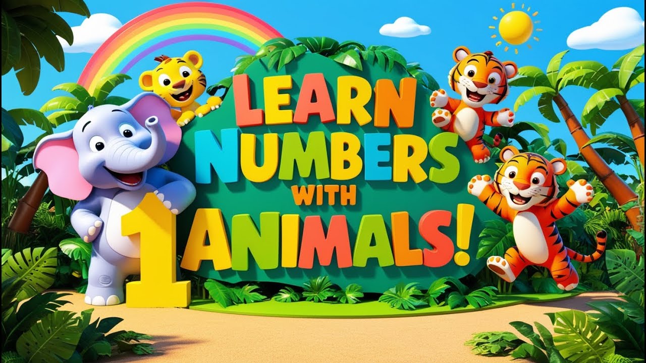 Learn Numbers with Fun Animals! | Counting 1 to 5 for Kids. - YouTube