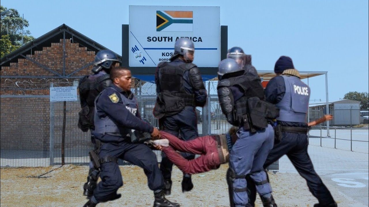 SAPS Arrests a Dangerous Foreigner at the Border - YouTube