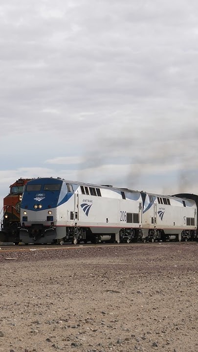 BNSF 1054 & AMTRAK SWC 3 - YouTube