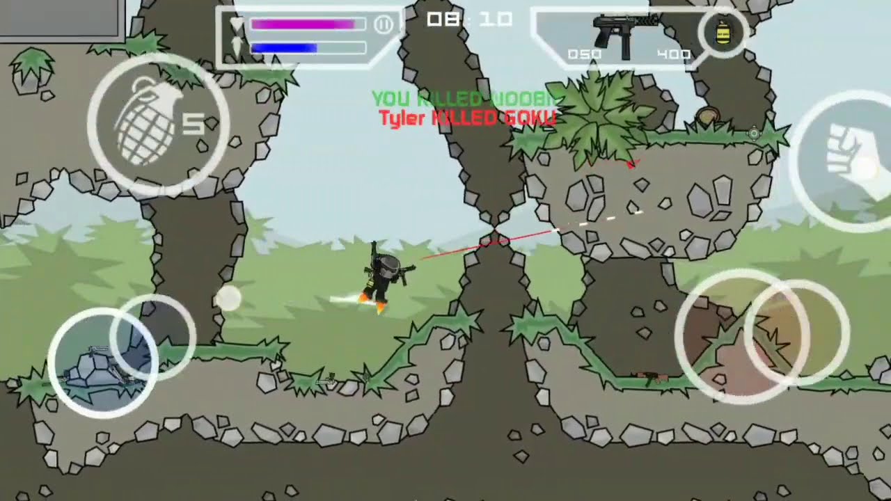 Mini Militia Gameplay | Outpost - YouTube