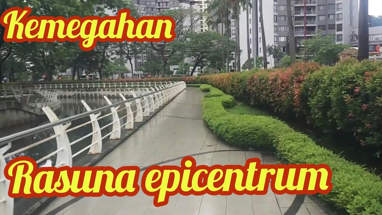 taman kota rasuna epicentrum - YouTube