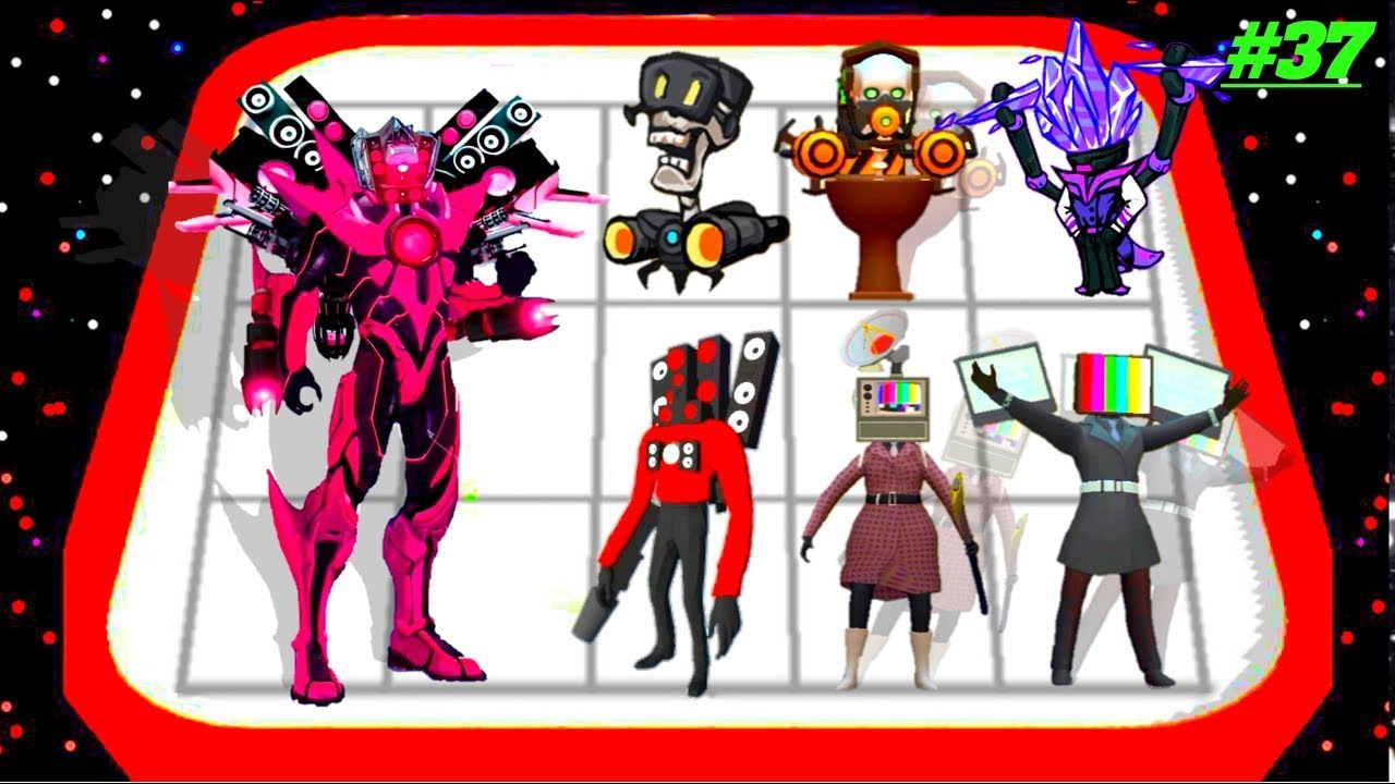 MERGE TITAN MULTIVERSE BATTLE VS SKIBIDI TOILET MONSTER BOSSES VS ...