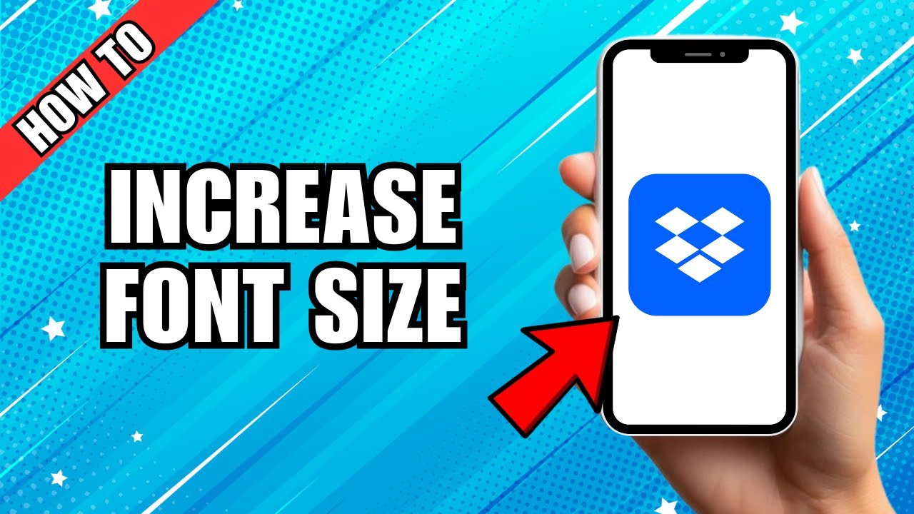 How to Increase Font Size on Dropbox App - YouTube