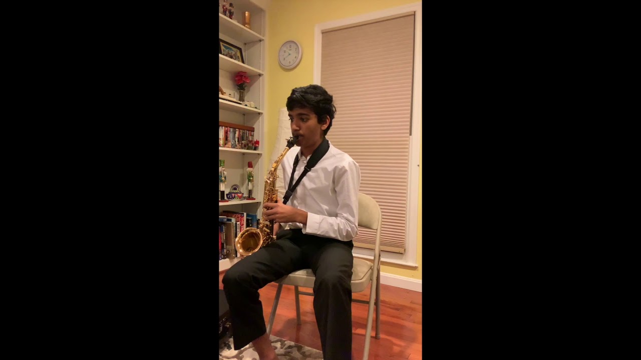 Advanced Method Rubank Alto Saxophone P.23 No.5 - Barret - YouTube