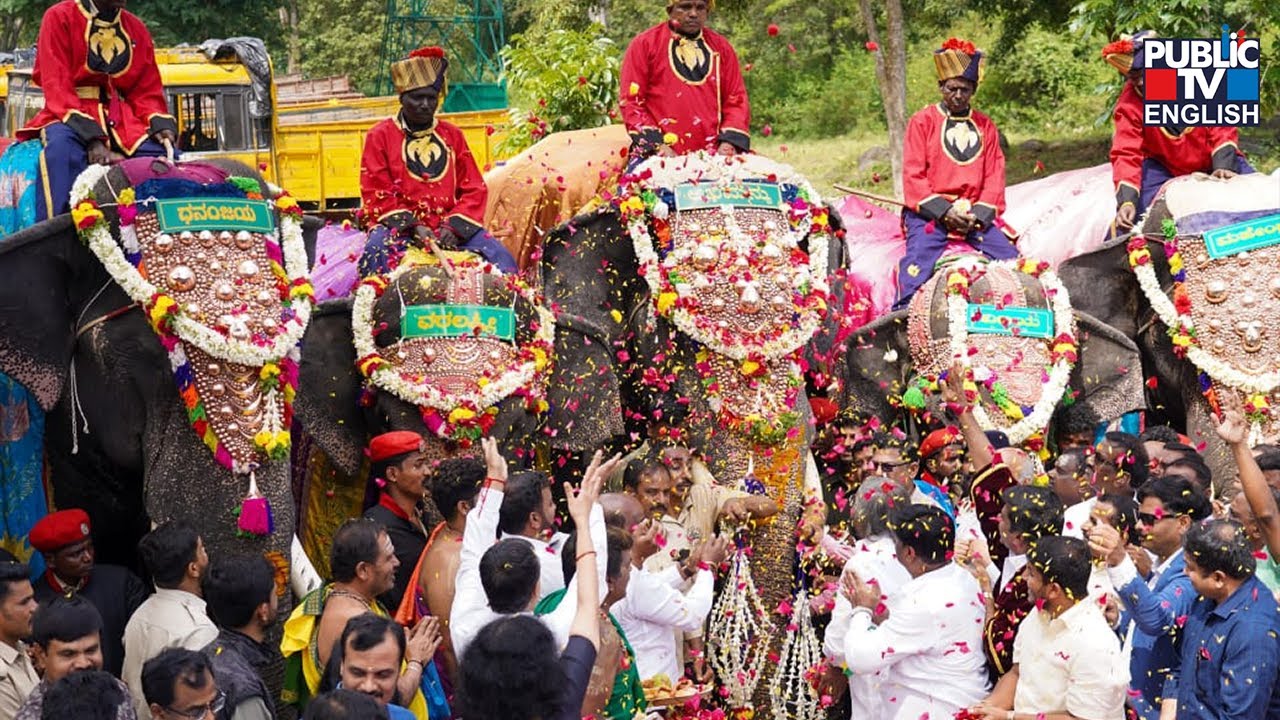 Minister Mahadevappa Leads Elephant Procession For Mysuru Dasara ...