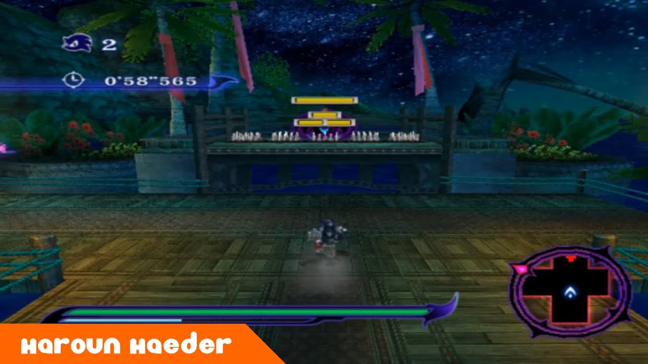 Sonic Unleashed (PS2) Jungle Joyride Act 1 (Night) - YouTube