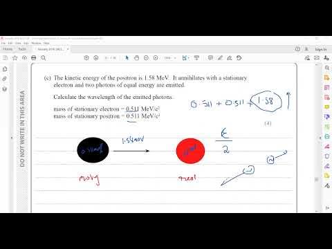 Physics particle questions A2 Physics Unit 4 lesson 9 part b - YouTube